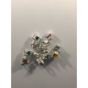 Post skrue i Sølv til montering i maks 5 mm. tykt læder eller skind ...